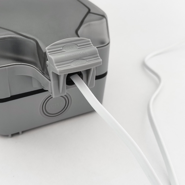 Buy Icombo Clamshell Plastic Socket Enclosure Waterproof Pc Junction ...