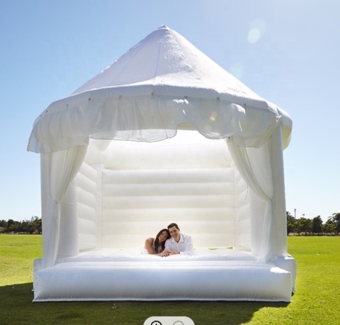 Buy Inflatable Jump House Wedding Bouncy Castle With Slide Combo Party ...