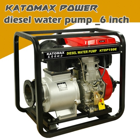 Buy Katomax 6inch Portable Diesel Engine Water Pump New Type 6" Pump ...
