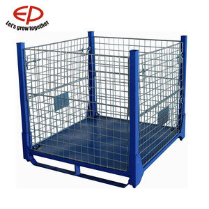 Buy Lockable Industrial Warehouse Logistics Storage Steel Stackable ...