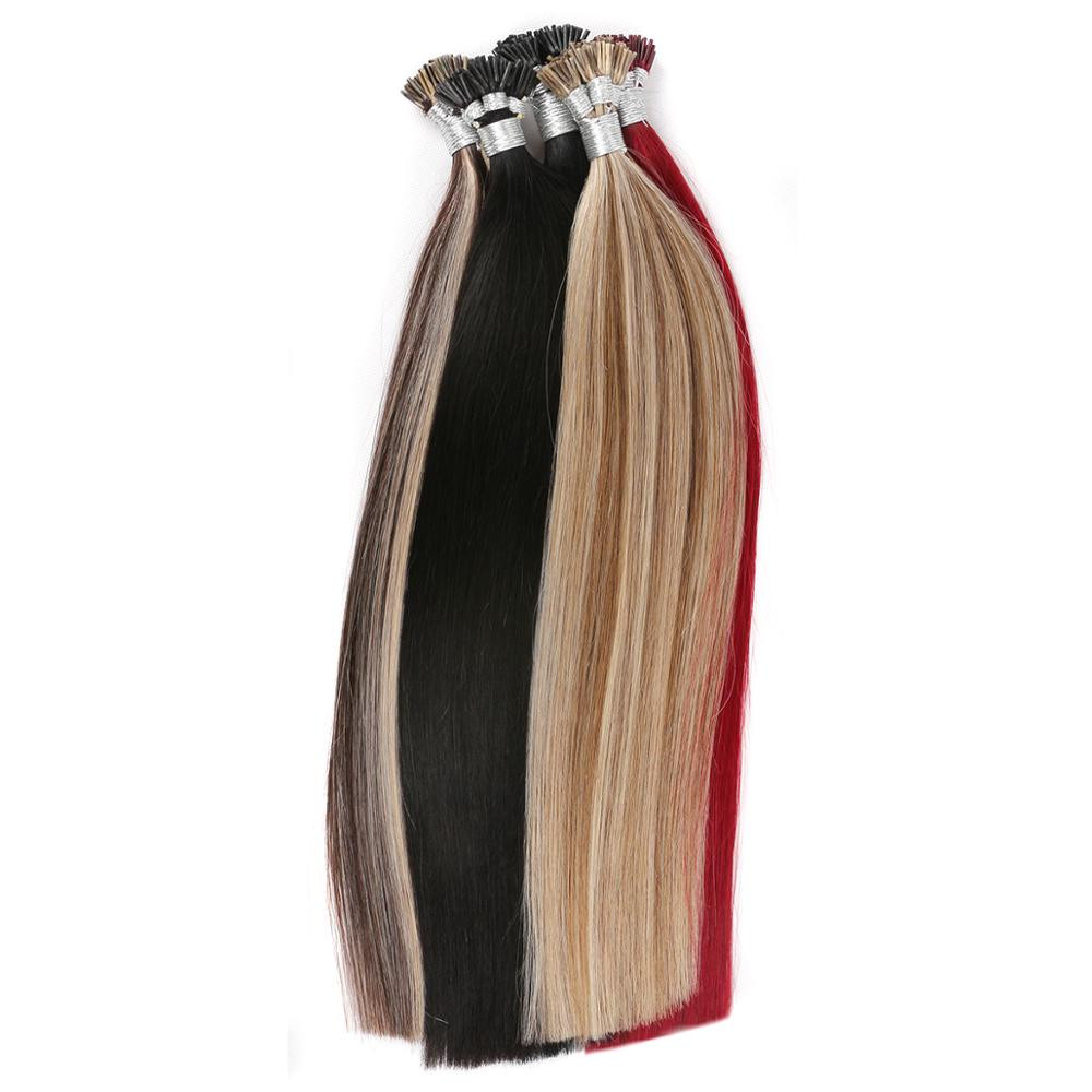 Buy Long Straight Feather Stick Tip Fusion Hair 100% Virgin Cuticle ...