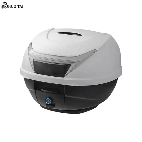 Buy Motorcycle Top Box Scooter Trunk 34l Pp Motorcycle Trunk Can ...