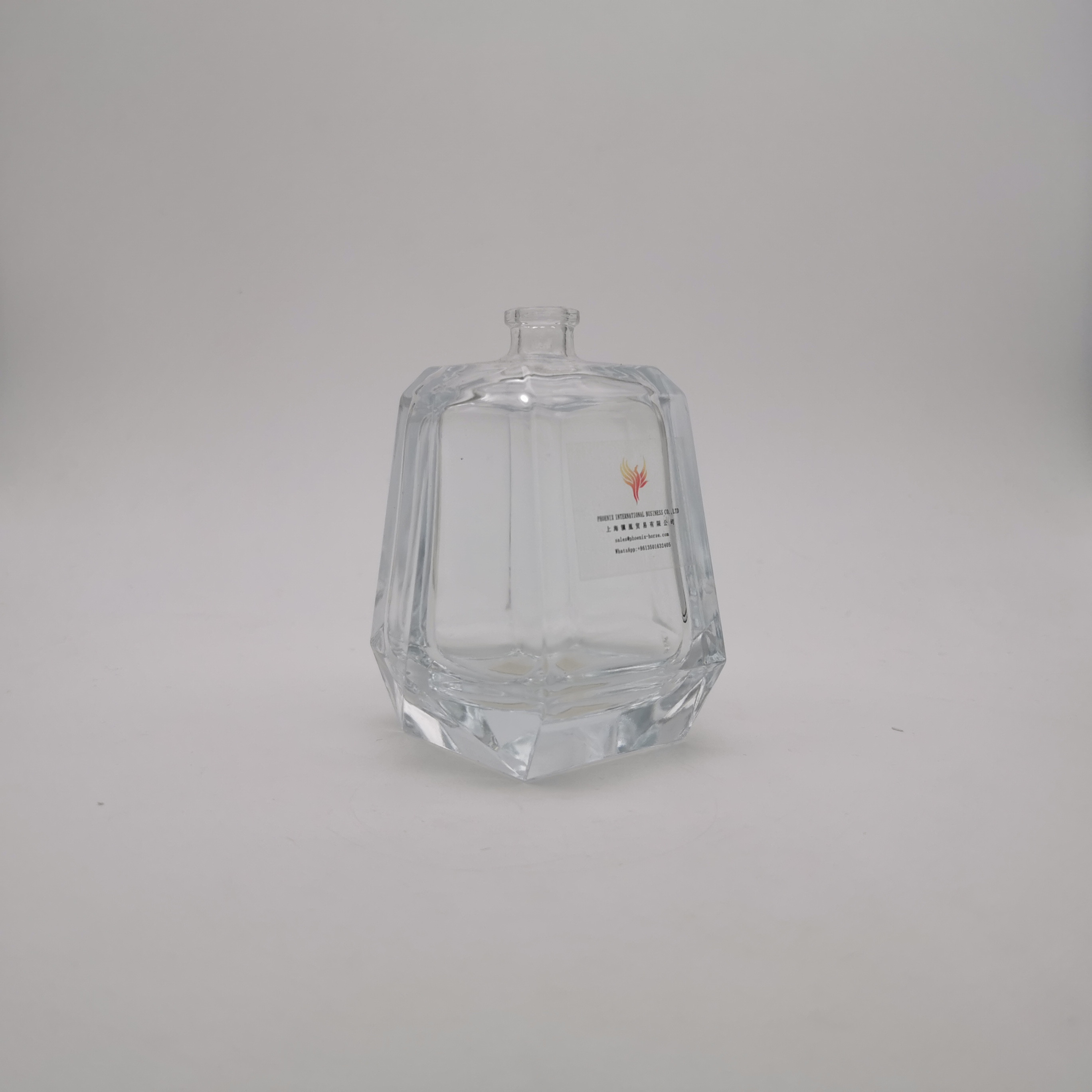 Buy New Design Custom Prism Shape Clear Glass Perfume Bottle Glass With ...