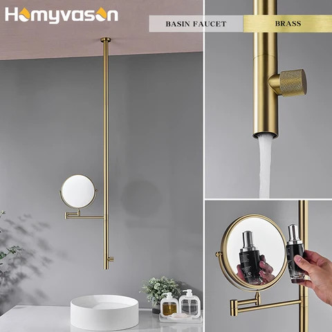 Buy New Design Ware Deck Mounted Brass Single Hole Ceiling Basin Mixer ...