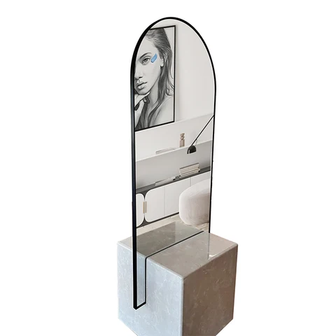 Buy New Style Special Size Led Gold Wall Mirror Station Used Station ...
