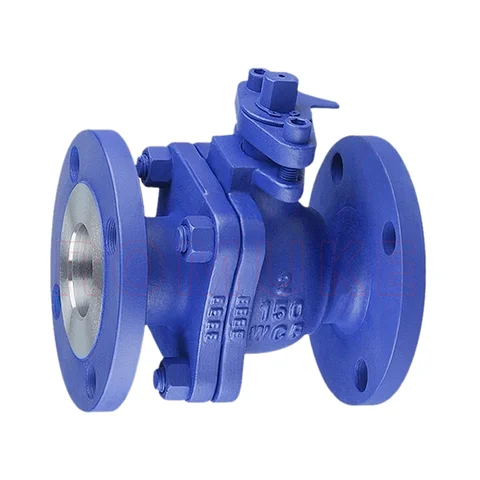 Buy Q41f Api Standard Carbon Steel Wcb 2 Way Floating Type Manual Flanged Ball Valve from ...