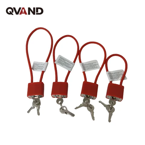 Buy Qvand Steel Cable Hand Gun Trigger Luggage Tool Box Lock from ...