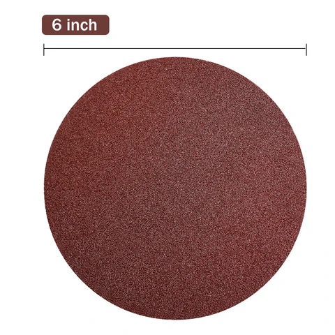Buy Red Aluminum Oxide 6 Inch Sandpaper Sheets 150mm 40-2000 Grits ...