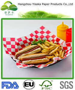 Buy Red Checker Paper Food Wrappers, Sandwich Wrap, Deli Wrap, Basket ...