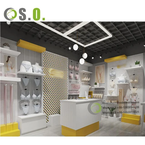 Buy Retail Lingerie Display Showroom Bra Shop Design Modern Underwear ...