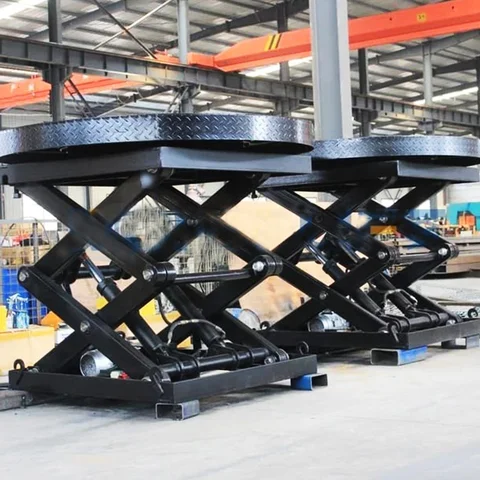 Buy Rotating Scissor Lift Table 3 Ton For Cars Lift Hydraulic ...