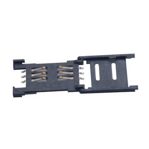Buy Self Locking 6pin Smd Sliding Flip Type Sim Card Connector from ...