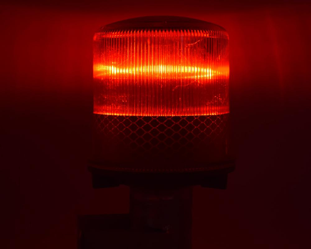 Buy Solar Pc Led Barricade Rechargeable Beacon Traffic Warning Light ...