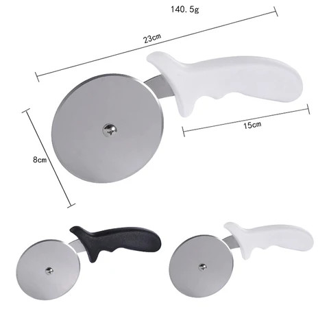 Buy Stainless Steel Blade Rolling Pizza Wheel Cutter With Plastic ...
