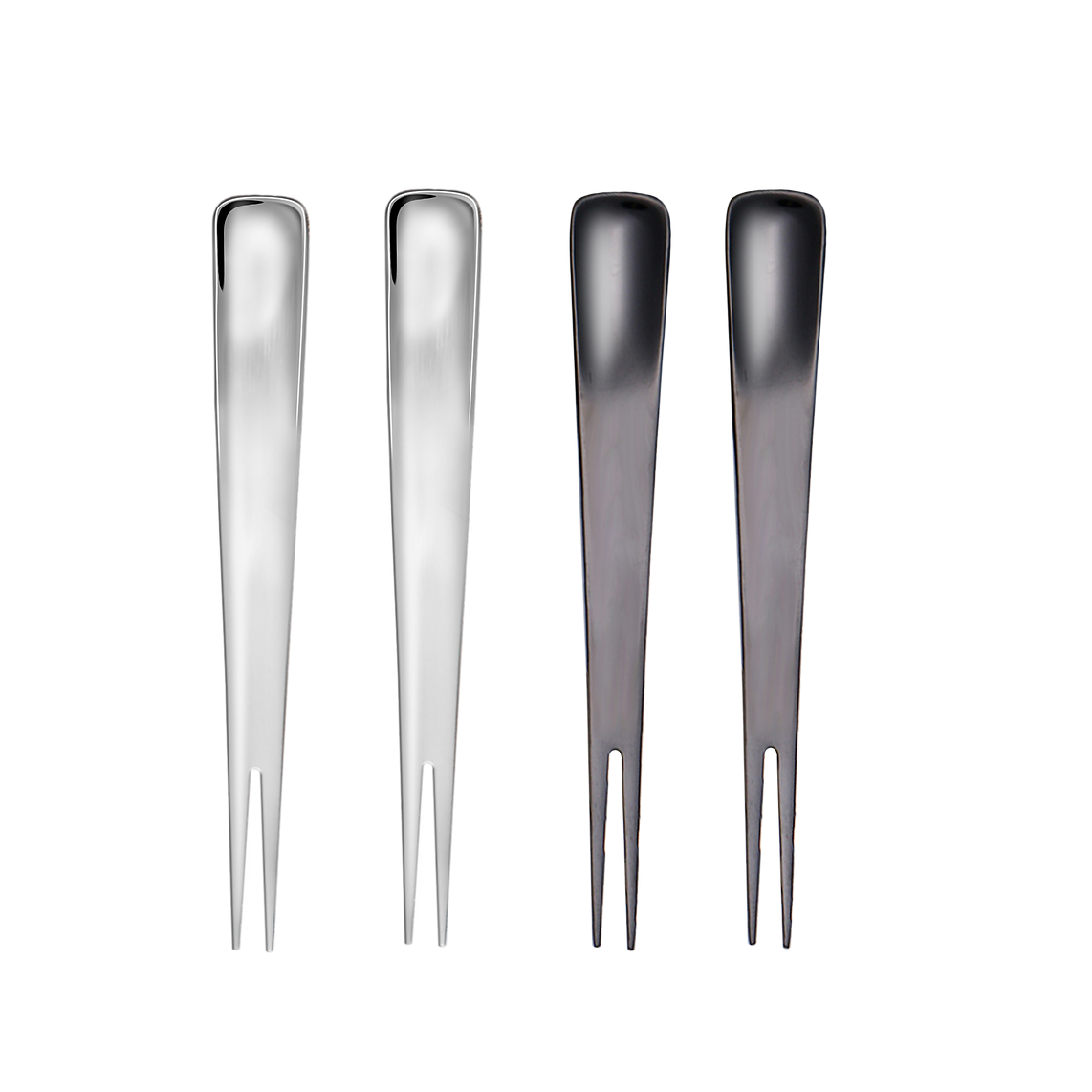 Buy Stainless Steel Cocktail Tasting Forks Mini Fruit Appetizers Forks ...