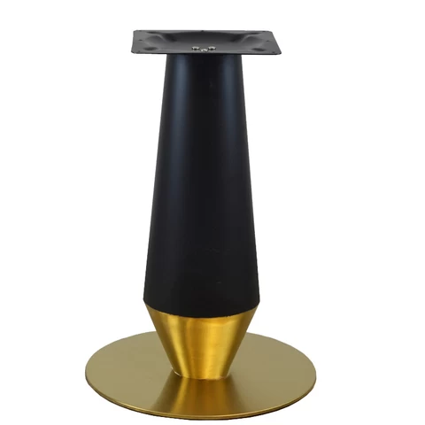 Buy Stainless Steel Dining Table Leg Round Gold Color Table Base ...
