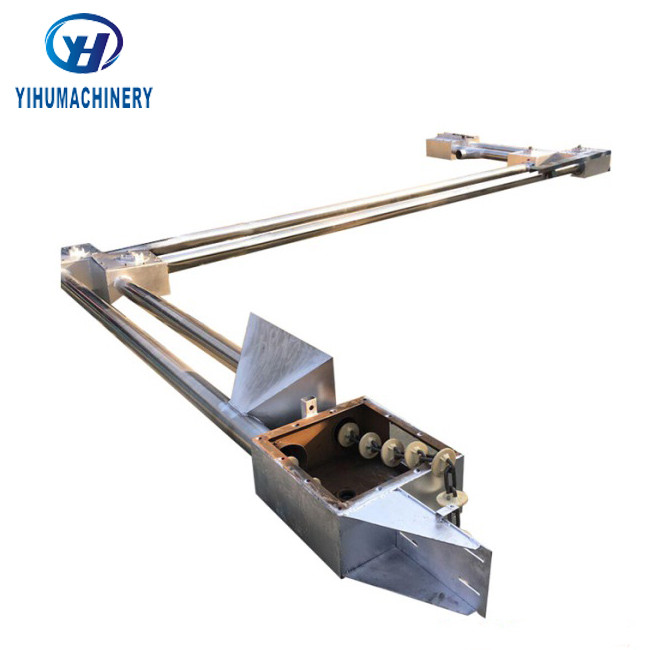 Buy Stainless Steel Movable Tube Chain Conveyor With Hopper from ...