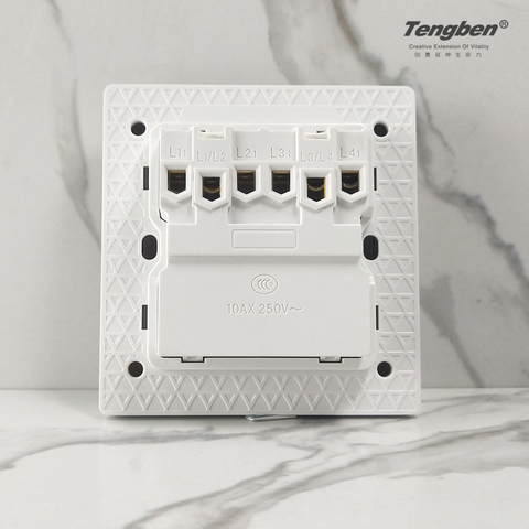 Buy Switch Socket Electrical Switch Power Socket British Type Four ...