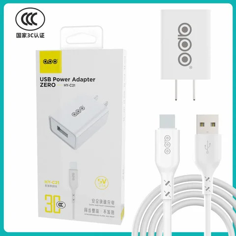 Buy U-20 Customized Logo 5v 2.1a Charger Fast Charging Head For Usb ...