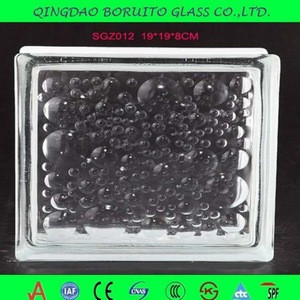 Buy Water Bubble Glass Block Clear Glass Brick Price from Qingdao ...