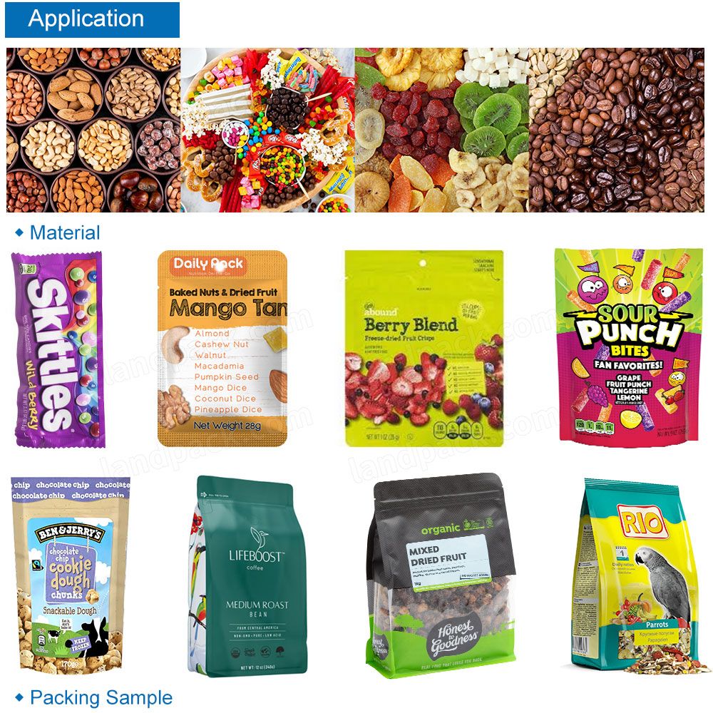 Buy Automatic Granule Flaky Material Weighing Doypack Packing Machine ...