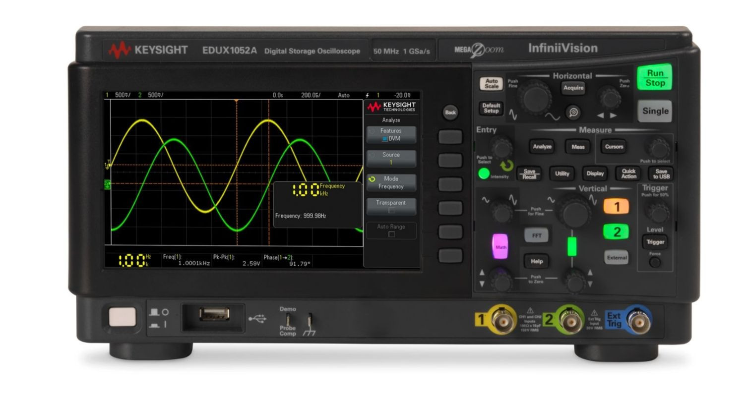 Buy Dsox1202a Oscilloscope: 70/100/200 Mhz, 2 Analog Channels from ...