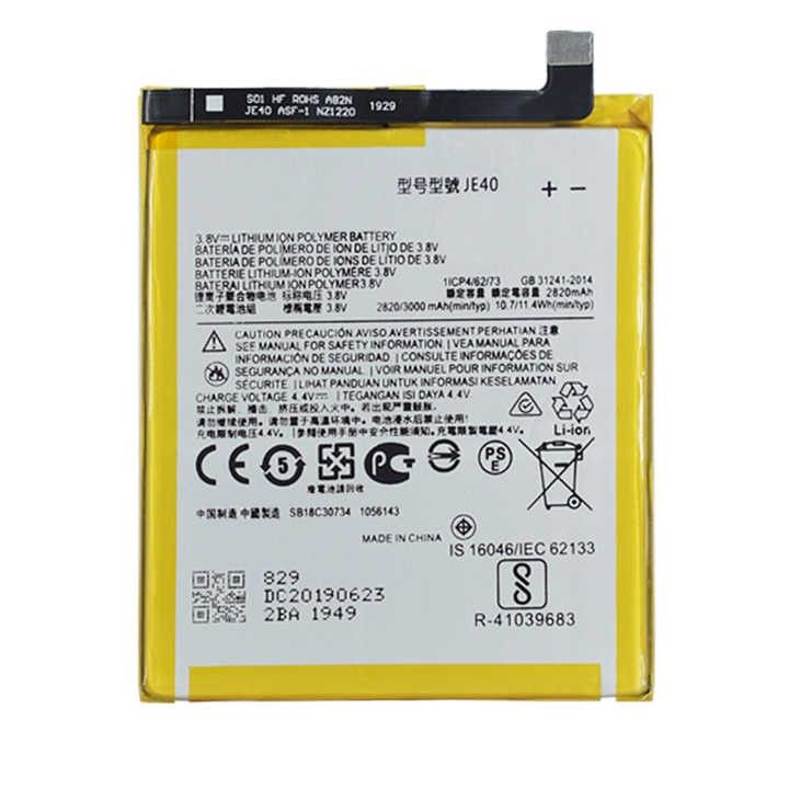 Buy Motorola G7 Power Supply/je40 3000mah Original Battery from ...