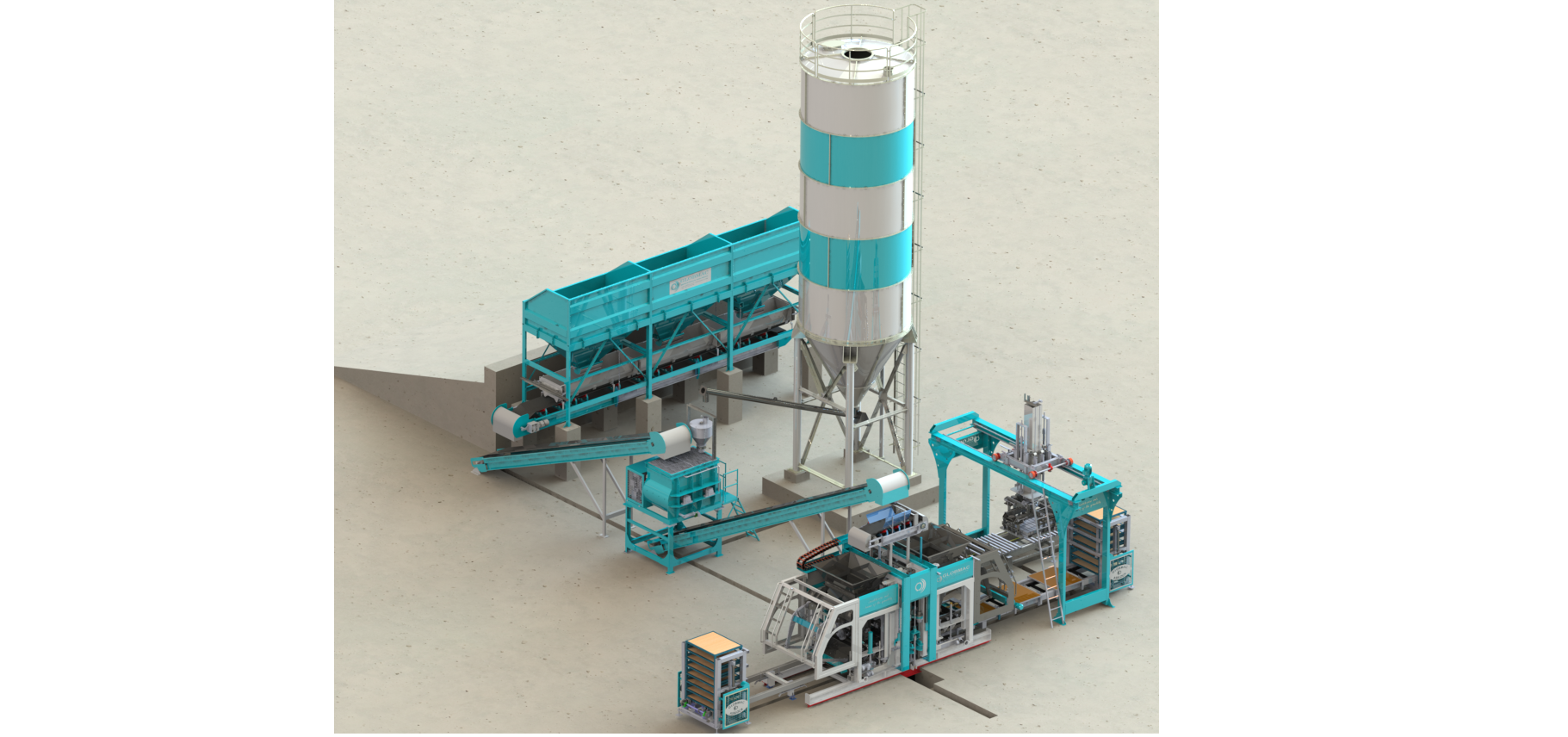 Buy Kb 25 Quick Master Fully Automatic Concrete Block And Paving Stone ...