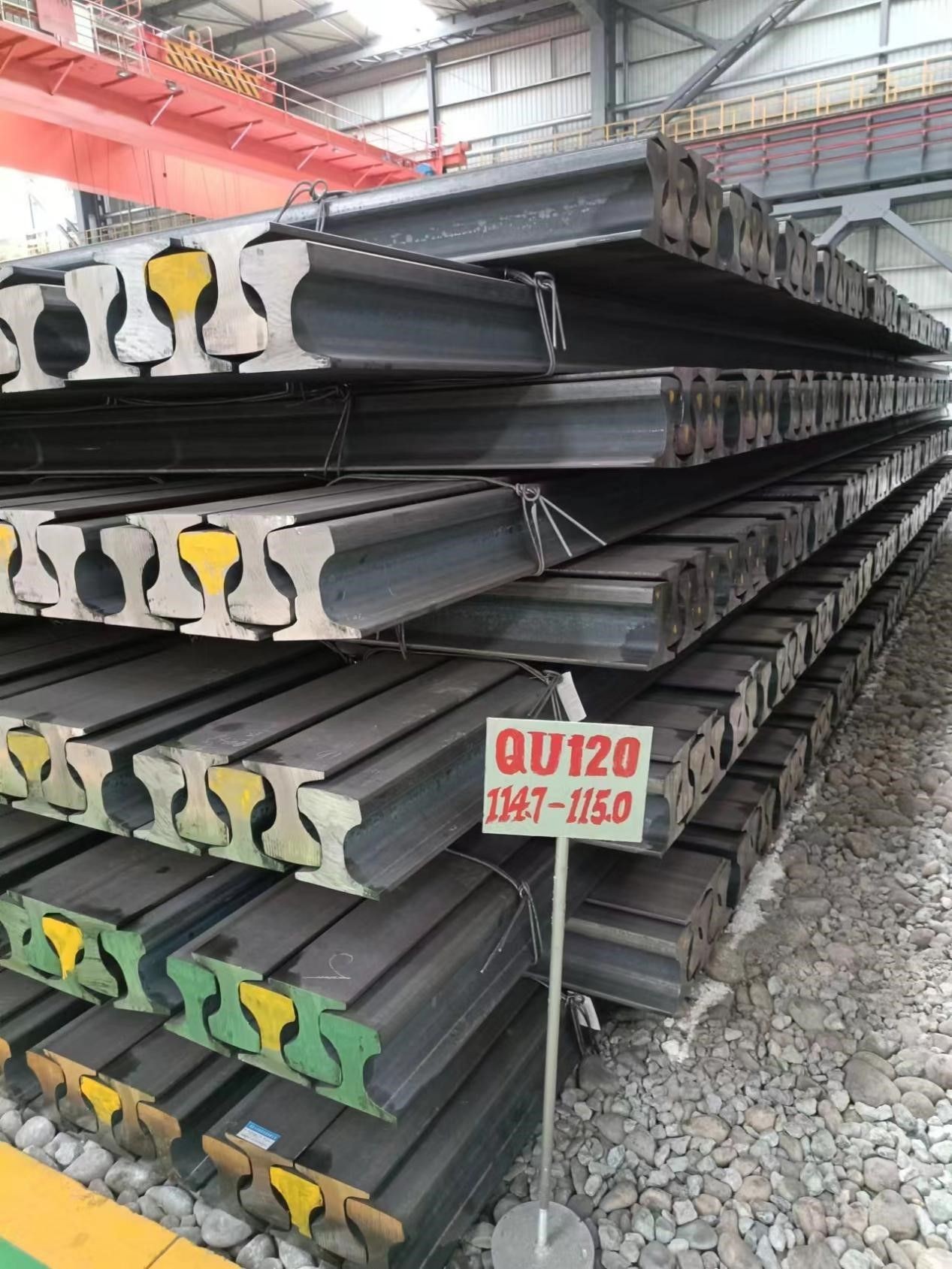 Buy Qu120 Rail Steel from Hebei Chenghe Steel Sales Co., Ltd., China | Tradewheel.com