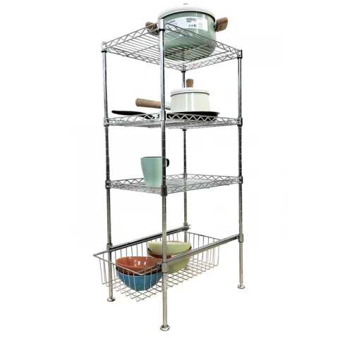 Buy Voka Home-pal Money Saving 92cm Rolling 3-tier Gap Storage Shelving ...