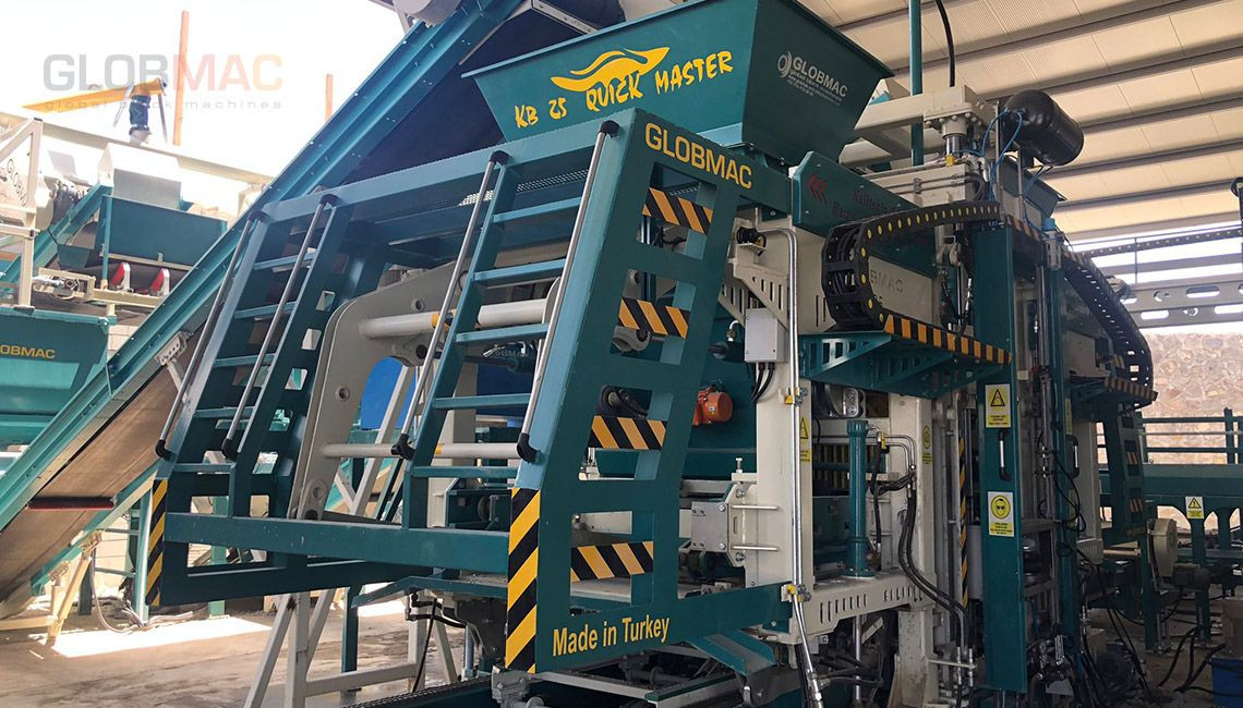 Buy Kb 25 Quick Master Fully Automatic Concrete Block And Paving Stone ...