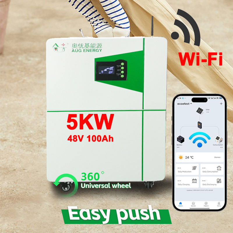 Buy Solar Bess And Inverter All In One 48v 100ah With Mppt And Wifi ...