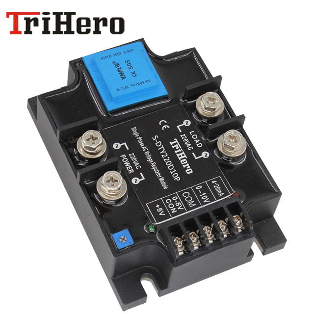 Buy 10a Single Phase Scr Thyristor Power Controller Regulator,ssr Plc 4 ...