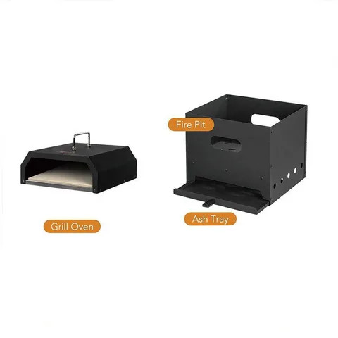Buy 2 In 1 Multifunction Wood Fired Burning Fire Pit And Pizza Oven Set ...