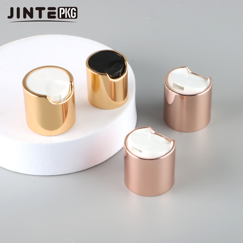 Buy Aluminum Plastic Screw Disc Top Caps For Cosmetic Packaging Bottle 28mm 24mm from Shaoxing ...