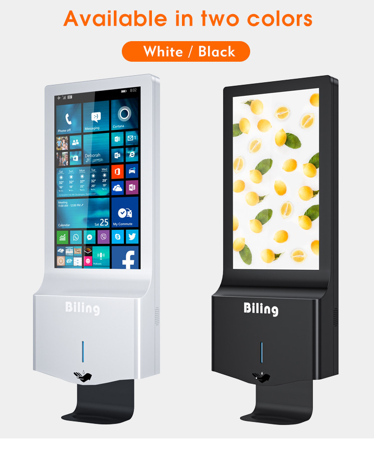 Buy Android Lcd Marketing Dispenser Sanitizing Billboard Hand Sanitizer ...