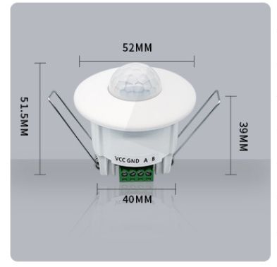 Buy Automatic Rs485 Modbus 9 V 12v 24v Dc Human Detector Pir Motion ...