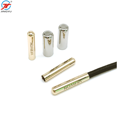 Buy Custom Decorative Washable Metal Logo Cord Ends Fashion Designs ...