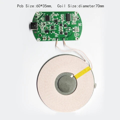Buy Custom Small Coil 12v Qi Fast Wireless Charger Pcba Transmitter ...