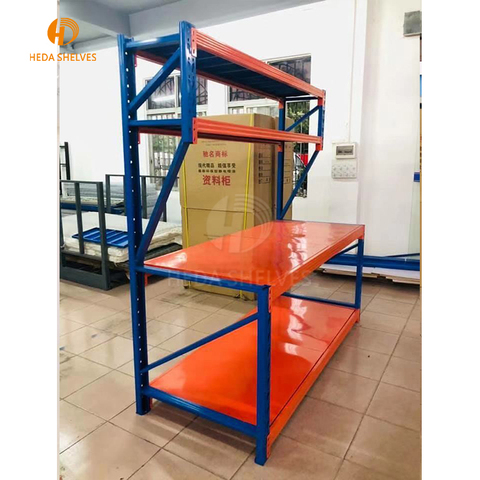 Buy Custom Supermarket Warehouse Storage Steel Stacking Shelves Storage ...
