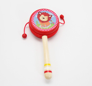 Buy Df503 Colourful Percussion Instrument Cartoon Wooden Damroo Drum ...