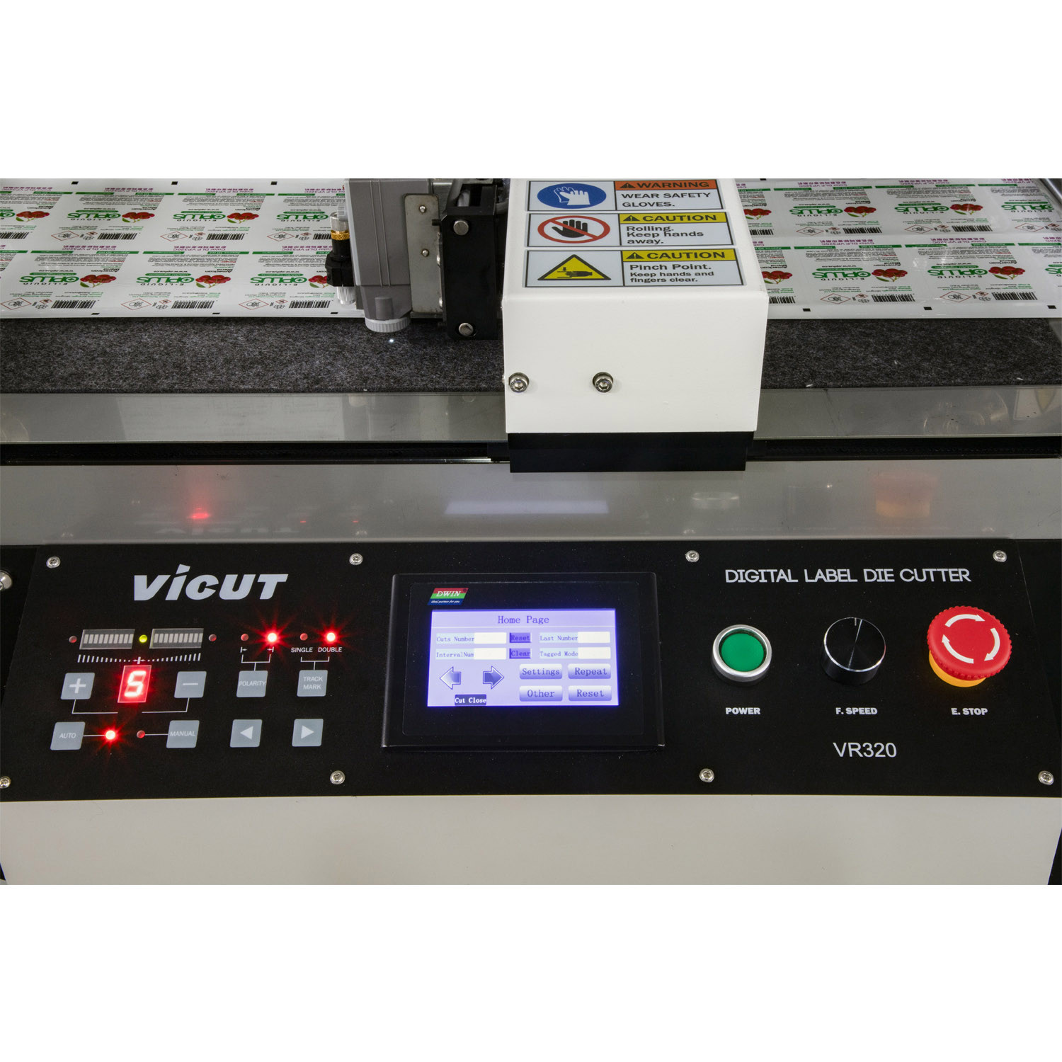 Buy Digital Rotary Label Die Cutter Cutting Half Cut Kiss Cutting ...