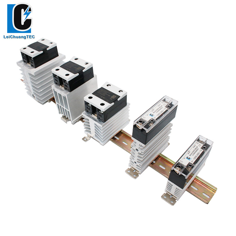 Buy Din Rail Mount Ssr Relay 120a Dc To Ac Solid State Relay With Heat ...