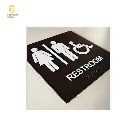 Buy Factory Ada Braille Elevator Door Room Sign Plate Outdoor Metal ...