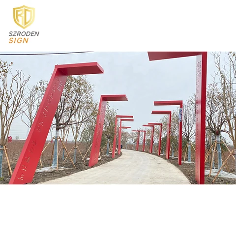 Buy Freestanding Outdoor Directional Pylon Sign Board Wayfinding ...