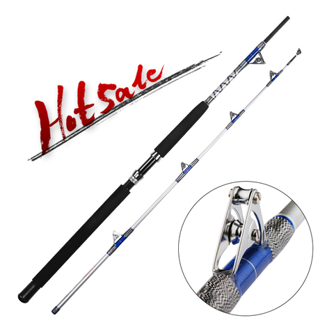Buy High Carbon Fiber Super Hard 1.98m/2.1m Pesca Boat Rod Saltwater ...