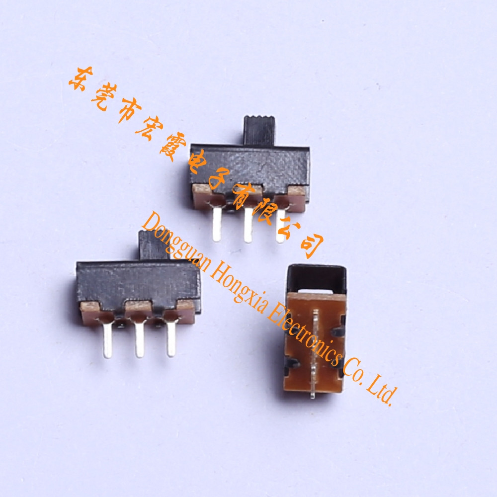 Buy Horizontal Toggle/micro Switch 1p2t 5 Pin Horizontal Plug Spdt 1p2t Toggle Switch Slide ...