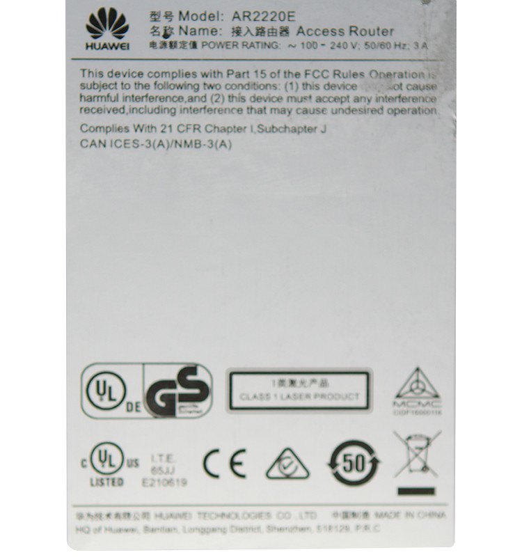 Buy Huawei Ar2240 Router 150w Ac Power Module For Huawei Ar0mpsap1500 ...