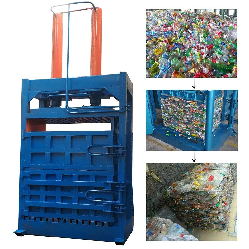 Buy Hydraulic Scrap Metal Compactor Paper Box Pet Bottle Press Machine ...