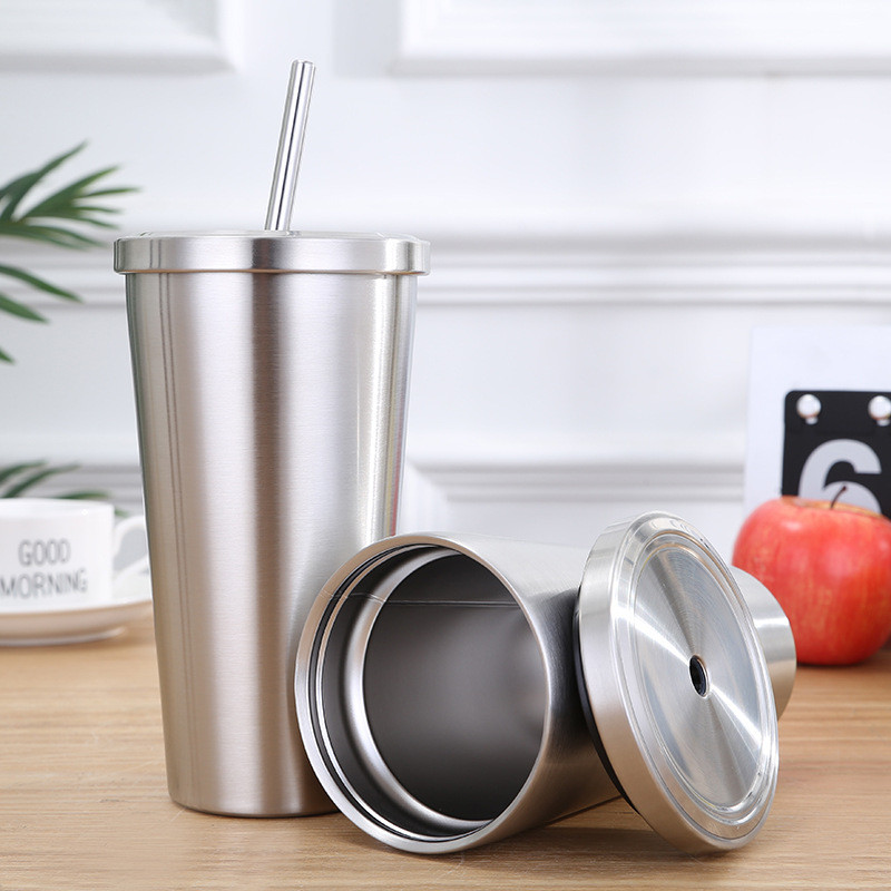 Buy In Stock 500ml Double Walled Stainless Steel Tumbler Cups Vacuum ...